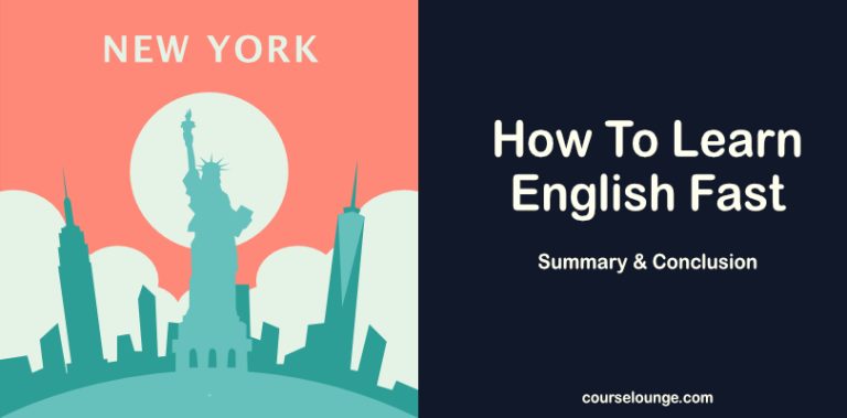 How To Learn English Fast - 8 Strategies | Courselounge