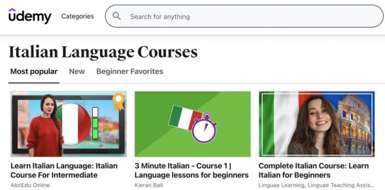 21 Best Italian Courses Online 2025. A1-C1 | Courselounge